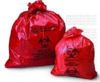 China Biohazard Waste Bags 30x43 Inch 3.2 Mil Red Medical Disposal Bags for Hospitals Clinics for sale