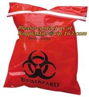 China Custom Biohazard Bags LDPE HDPE LLDPE 30x43 Inch Red Yellow Medical Waste Disposal Bags for sale