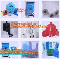 China Medical Biohazard Waste Garbage Bag 30x43 Inch 3.2 Mil Red Drawtape Trash Bag for Hospital Infectious Waste for sale