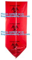 China Extra Large Capacity Biohazard Drawtape Trash Bag Coreless Roll Plastic Hospital Garbage Bag 65cm x 50cm for sale