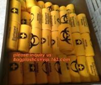 China Biodegradable Compostable Medical Biohazard Bags 65x50cm for Hospital Infectious Waste Disposal for sale