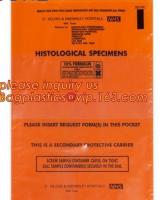 China Biohazard Waste Bag 65x50cm 40 Mic LDPE Medical Infectious Disposal Yellow Red Hospital Trash Liner for sale