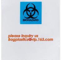China Medical Biohazard Waste Bags 30x43 Inch Red LLDPE Heavy Duty 3.2 Mil for Hospital Disposal for sale