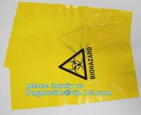 China Biodegradable Clinical Waste Bags 65x50cm 40 Mic PE Disposable Biohazard Bags for Healthcare for sale