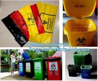 China Biodegradable Clinical Waste Bags 65x50cm 40 Mic PE Disposable Biohazard Bags for Healthcare for sale