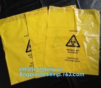 China Customized Autoclavable LDPE Biohazard Waste Disposal Bags 65x50cm 40 Mic for sale