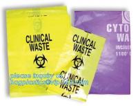 China Medical Autoclave Sterilization Bags 65cm x 50cm with Temperature Indicator for Biohazard Waste for sale