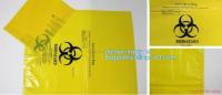 China Biohazard Specimen Transport Poly Bag 65x50cm Red Autoclave Medical Waste Disposal Bags for sale