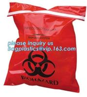 China Biohazard Infectious Waste Dustbin Liner 30x43 Inch 3.2 Mil Medical Trash Bags for sale