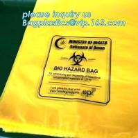 China Custom Printed Biohazard Bags 65x50cm Polypropylene Autoclavable for Laboratory Medical Waste Disposable for sale