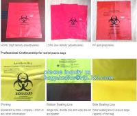 China Custom Printed Biohazard Bags 65x50cm Polypropylene Autoclavable for Laboratory Medical Waste Disposable for sale
