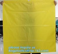 China Red Biohazard Waste Bags 30x43 Inch 3.2 Mil Heavy Duty Medical Infectious Disposal Bags for sale