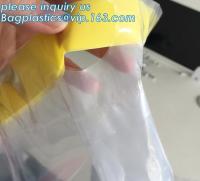 China Biohazard Specimen Bag 65x50cm LDPE Medical Waste Disposable Red Plastic Drawstring for sale