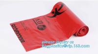China Autoclavable Biohazard Garbage Bags 135C Medical Waste Bags for Hospital Sterilization PLA Biodegradable for sale