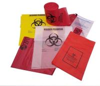 China High Density Plastic Soiled Linen Bag 33 Gallon Trash Liner on Roll for Medical Waste Disposal for sale