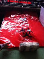 China Medical Waste Garbage Bags 30x43 Inch 3.2 Mil Yellow Biohazard Disposable Liners for sale
