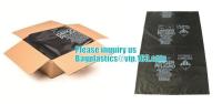 China LDPE Asbestos Disposal Bags 65x50cm Thick Reusable Plastic Garbage Bags for Building Industry for sale