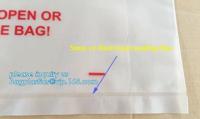 China Custom OEM Asbestos Waste Removal Big Bag 90x90x100cm LDPE Ton Bag with Danger Print for sale