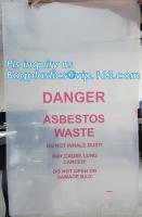 China Wholesale Large Oversize Thicker LDPE Asbestos Removal Bags 65x50cm Biohazard Disposable Garbage Bags for sale
