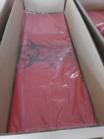 China Biodegradable Oxo Biohazard Trash Bags 30x43 Inch 3.2 Mil Medical Waste Disposable Plastic Garbage Bags for sale