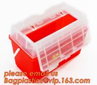 China Disposable Biohazard Sharp Container 5 Quart PP Waste Bin for Hospital Syringes for sale