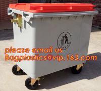 China HDPE Outdoor Plastic Trash Can with Pedal 63g Capacity 108mm Diameter for sale