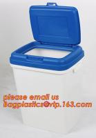China PP Medical Sharp Container 5L Waste Disposal Bin Biohazard Sharps Square Sterile Container for sale
