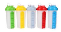China Plastic Mug Style 7 Day Pill Organizer with Storage Bottle PP Material 63g for sale