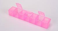 China Weekly Pill Organizer 7 Day Multi-Function Pill Container 4 Times Daily Cabinet Shape for sale