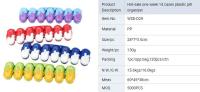 China Weekly Pill Organizer 7 Day Multi-Function Pill Container 4 Times Daily Cabinet Shape for sale