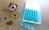 China Weekly Pill Organizer 7 Day Multi-Function Pill Container 4 Times Daily Cabinet Shape for sale