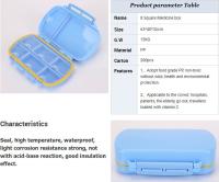 China Weekly 28 Grid Plastic Medicine Case with Drawer Portable Pill Organizer Box for Travel for sale