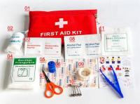 China Portable EVA Waterproof First Aid Kit Bag Emergency Rescue Outdoor Survival 63g PP for sale