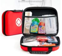 China Portable EVA Waterproof First Aid Kit Bag Emergency Rescue Outdoor Survival 63g PP for sale