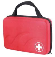 China Portable Red PVC Empty Medical First Aid Kit Bag 20x30cm Travel First Aid Bags for sale