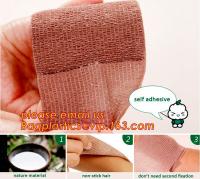 China Colored Non-Woven Self-Adhesive Cohesive Bandage Medical Elastic Bandage 5cm x 4.5m for sale