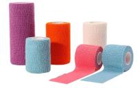 China Veterinary Cohesive Elastic Bandage 5cm x 4.5m Water Resistant Self Adhesive Wrap for sale