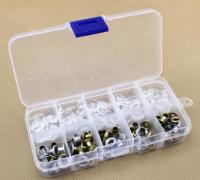 China Plastic 15 Slot Adjustable Jewelry Storage Case with Lock Craft Organizer for sale