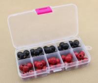 China Plastic 15 Slot Adjustable Jewelry Storage Case with Lock Craft Organizer for sale