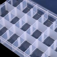 China 6 Compartment Plastic Storage Box with Lock for Hardware Tools Medicine Gadgets 200x150x50mm for sale