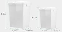 China Food Grade Square Plastic Bucket 20 Liter with Lid PP PE Dog Food Container Pail for sale
