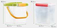 China Food Grade Square Plastic Bucket 20 Liter with Lid PP PE Dog Food Container Pail for sale