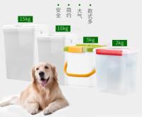 China Food Grade Square Plastic Bucket 20 Liter with Lid PP PE Dog Food Container Pail for sale
