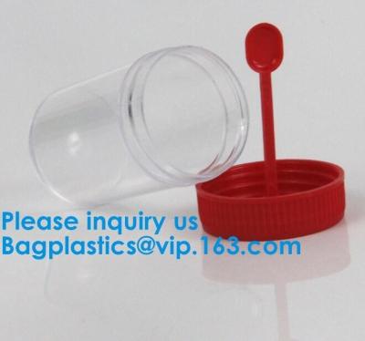 China Medical Use Sterile Urine and Stool Sample Container 30ml 40ml 60ml 100ml Disposable Urine Test Bottles for sale