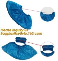 China Disposable Non Woven Bouffant Cap Elastic Anti Skid Shoe Cover 18 21 Inch Medical Surgical Use for sale