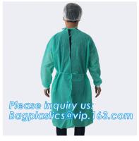China Disposable SBPP Isolation Gown 16-50gsm Non-Woven Medical Coverall with Elastic Cuffs S-XXXL for sale