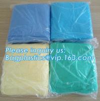 China Disposable SBPP Isolation Gown 16-50gsm Non-Woven Medical Coverall with Elastic Cuffs S-XXXL for sale