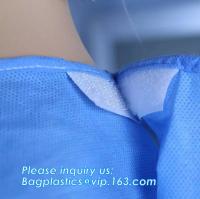 China Disposable Non-Woven Medical Coverall Isolation Gown 16-50gsm Sizes S-XXXL for sale
