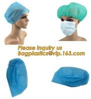 China Disposable Non Woven Bouffant Cap 14gsm 18 Inch for Medical Hospital Use for sale