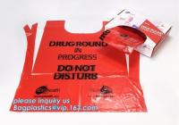 China Medical Disposable Plastic Apron Waterproof LDPE HDPE 76x117cm for Hospital Use for sale